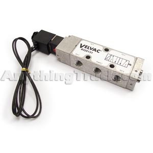 Velvac 320178 4-Way Electric Solenoid Valve for Air Cylinders, 1/4" NPT ...