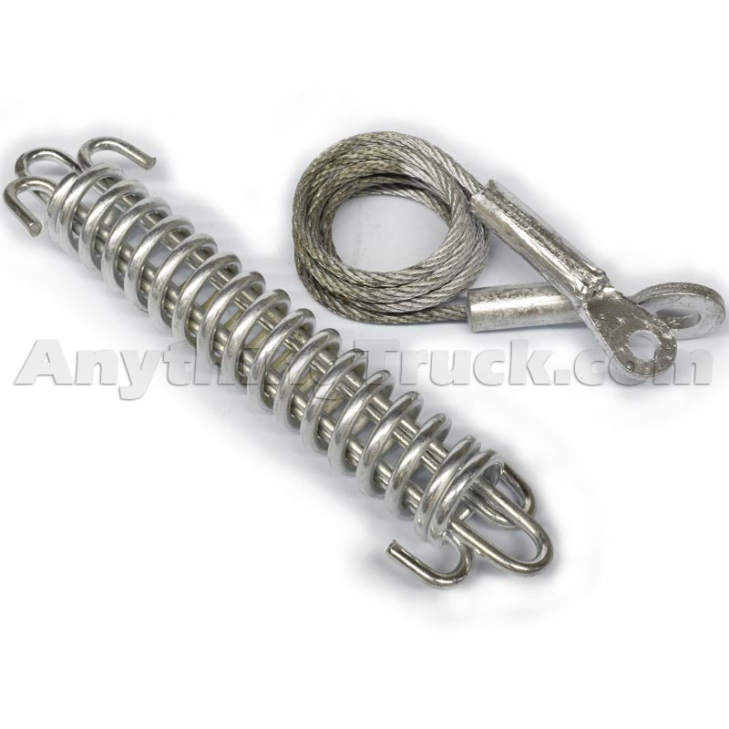 HLK2035 Peterbilt Hood Cable & Spring Assembly, Replaces Peterbilt 13 ...