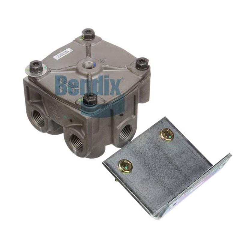 Bendix 5009627N R-12 Relay Valve, 1/2" NPT Horizontal Del. Ports, 3/8 ...