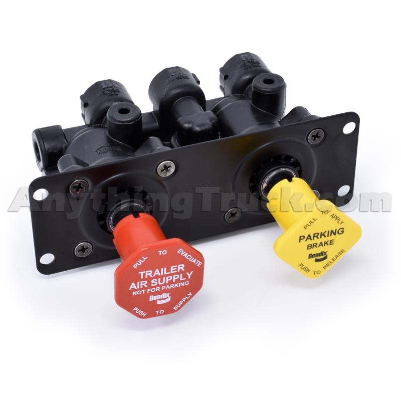 Bendix 800445 MV-3 Dash Valve, Unthreaded Mounting Holes, 1/4" NPT ...