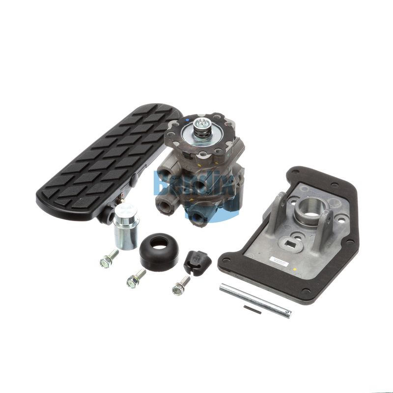 Genuine Bendix 800633 E-8P Foot Brake Valve, with Mounting Plate and ...