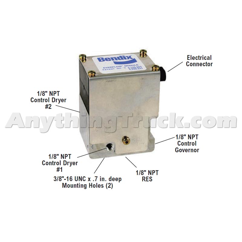 Bendix 800685 AD-CF EverFlow Air Dryer Module, 12-Volts: AnythingTruck.com