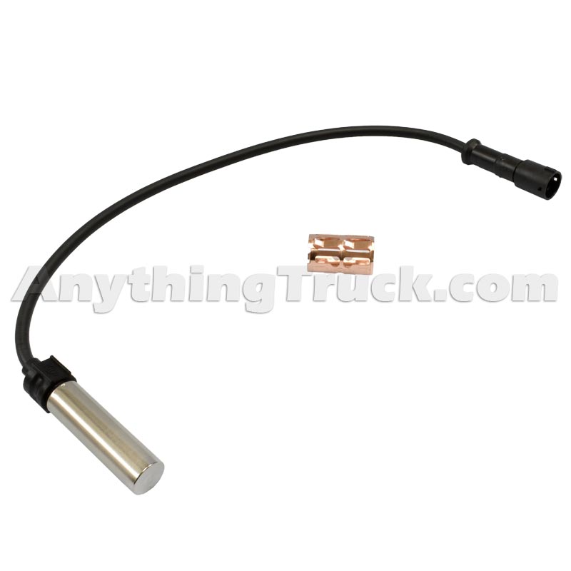 Bendix K153775 WS-24 Wheel Speed Sensor, Straight, DIN Plug, 12" Long ...