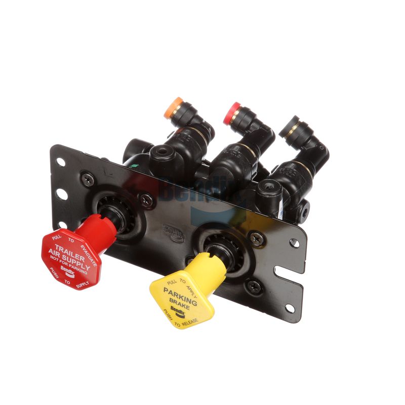 Bendix K035187 MV-3 Dash Valve, 3/8" 90° PTC Elbows: AnythingTruck.com