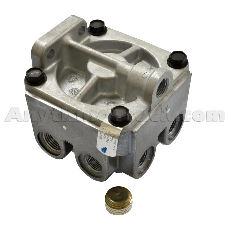 Haldex KN28080 Relay Valve, Single Control Line, 7.0 PSI Crack Pressure ...