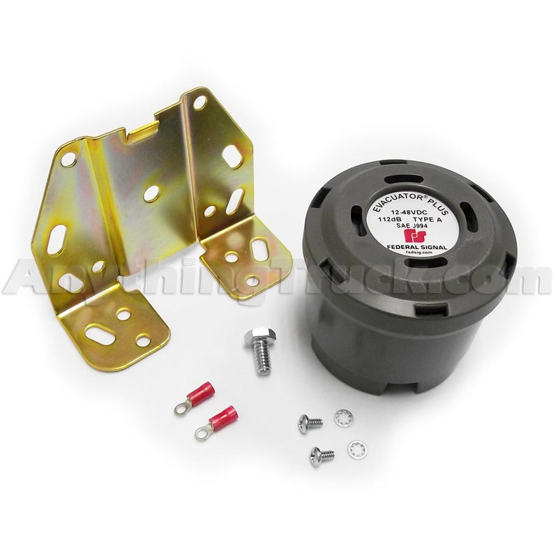 Federal Signal Evacuator Plus 210335SSG Dual-Tone Back-Up Alarm, 12-48 ...