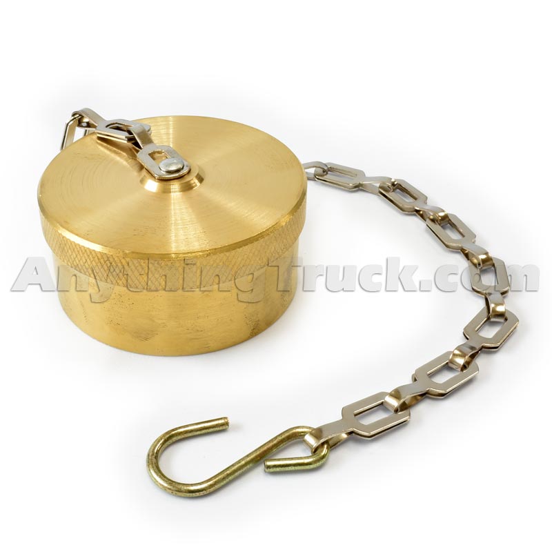 Buyers Products QDDC201 Dust Cap with chain for 1-1/4" NPT Hydraulic ...