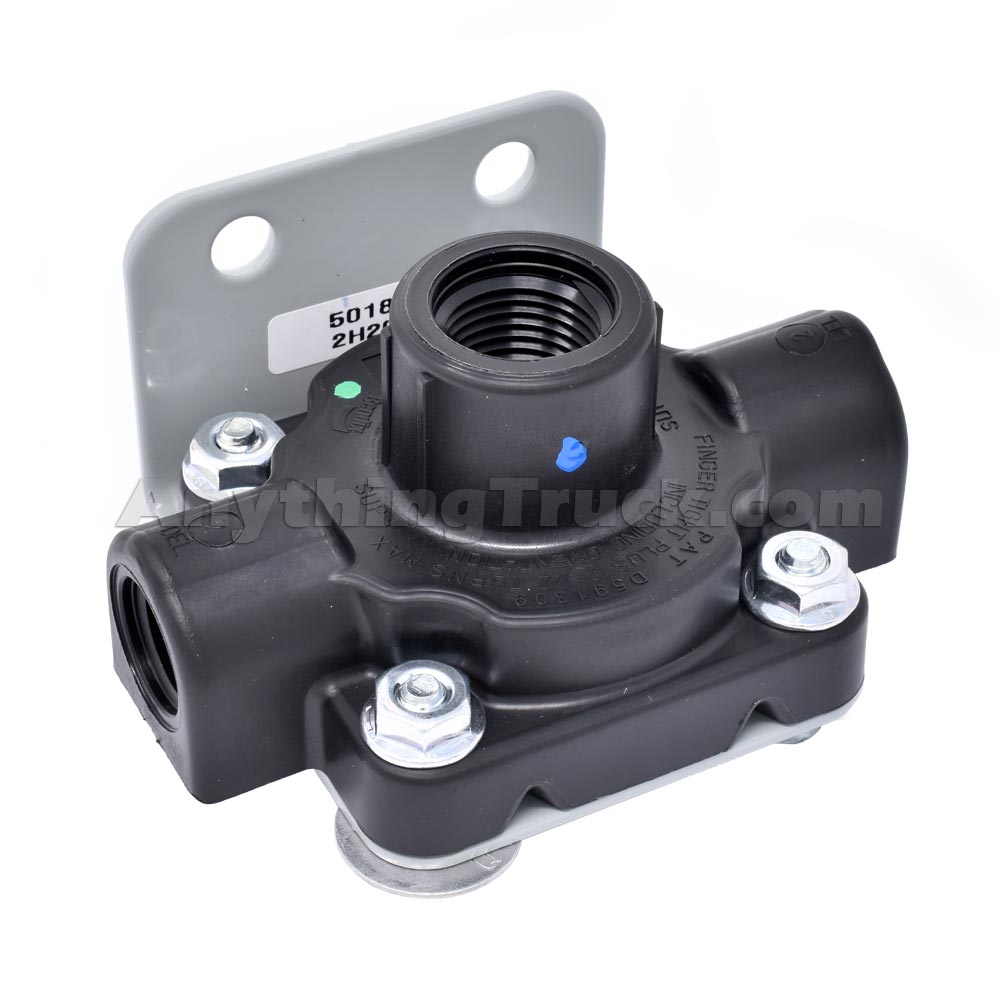 Bendix 802745 QRN Quick Release Valve, 1/2" NPT Supply, 3/8" NPT ...