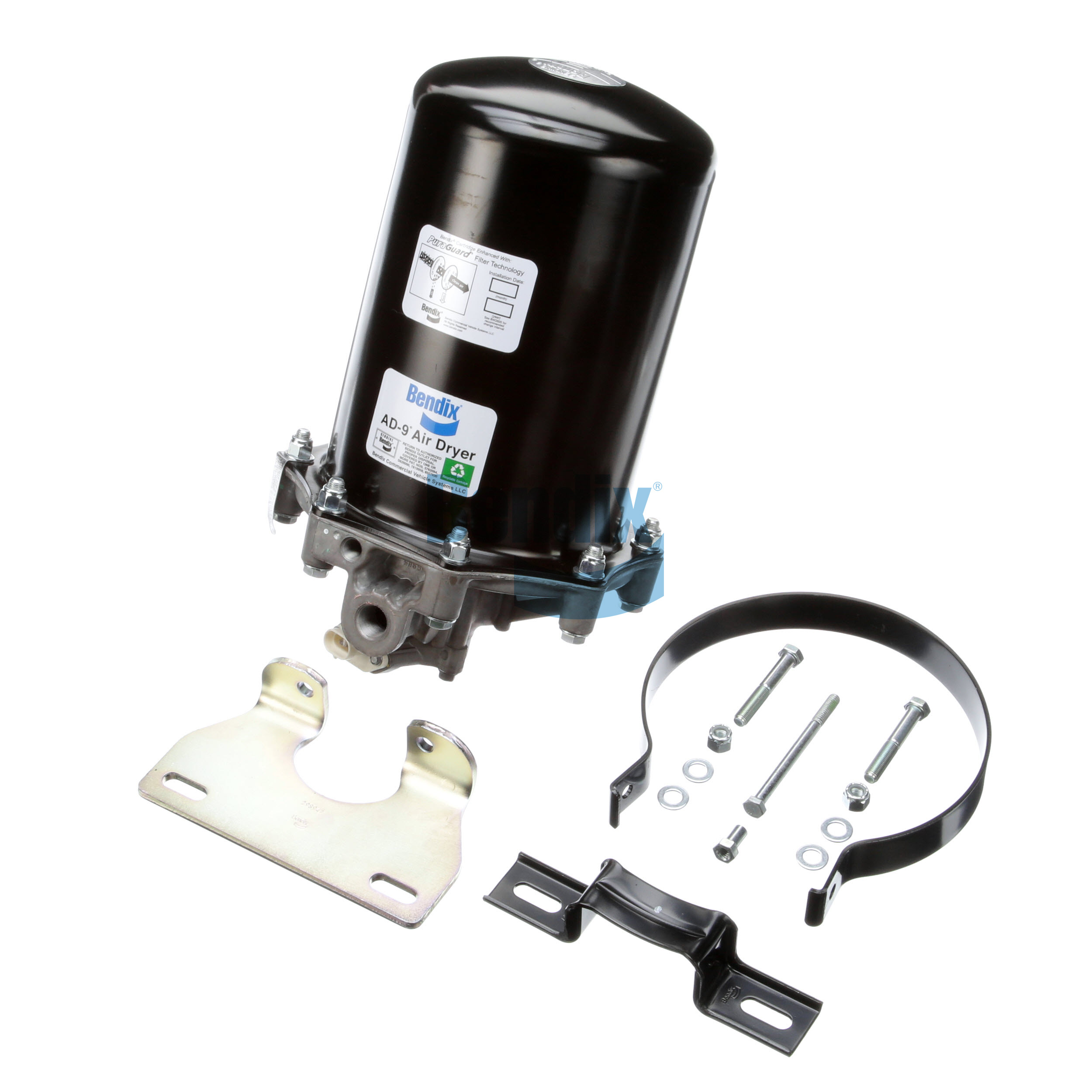 Bendix K054019 AD-9 Air Dryer, PuraGuard, 12-Volt: AnythingTruck.com
