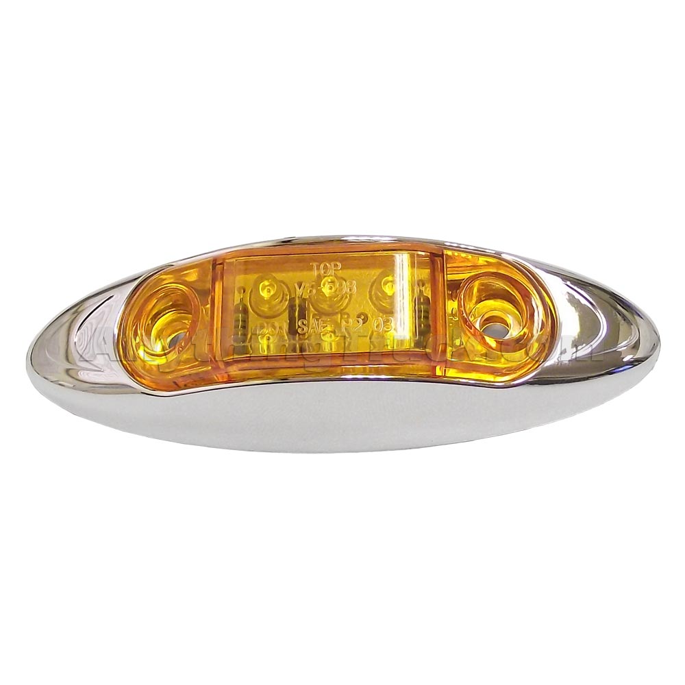 Pro LED 167Y Amber 4.1-Inch Oval LED Marker Light: AnythingTruck.com ...