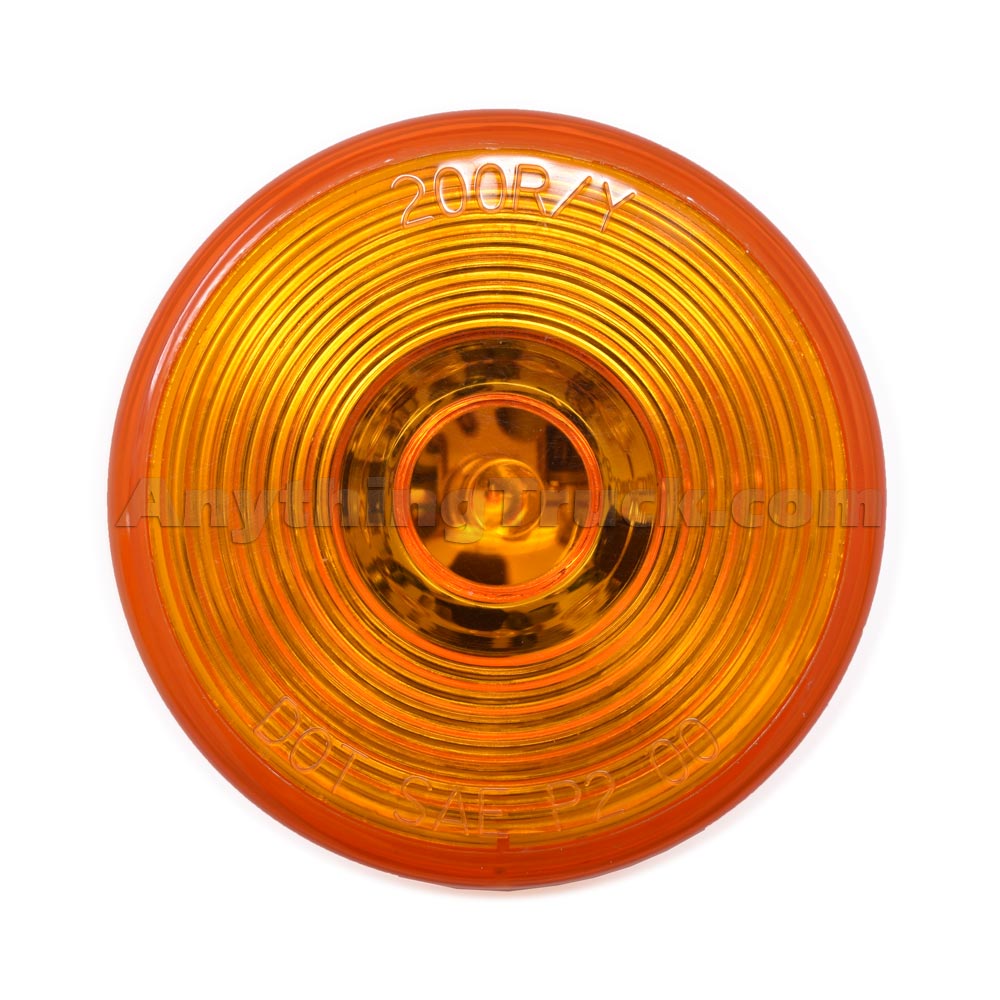 Pro LED 200YCMV 10-30 Volt Amber 2" Round LED Marker Light with Circle ...