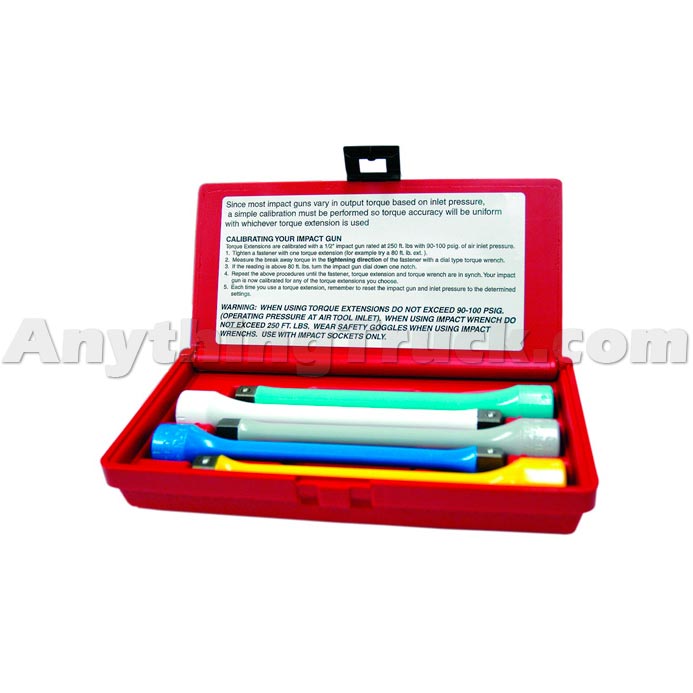 Ken-Tool 30235 Torque Master Torque Sticks, 1/2" Drive, Five Piece Kit ...