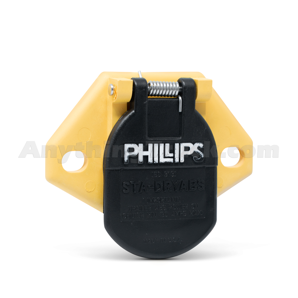 Phillips 16-822 7 Way Round ISO Socket With Split Pins: AnythingTruck.com
