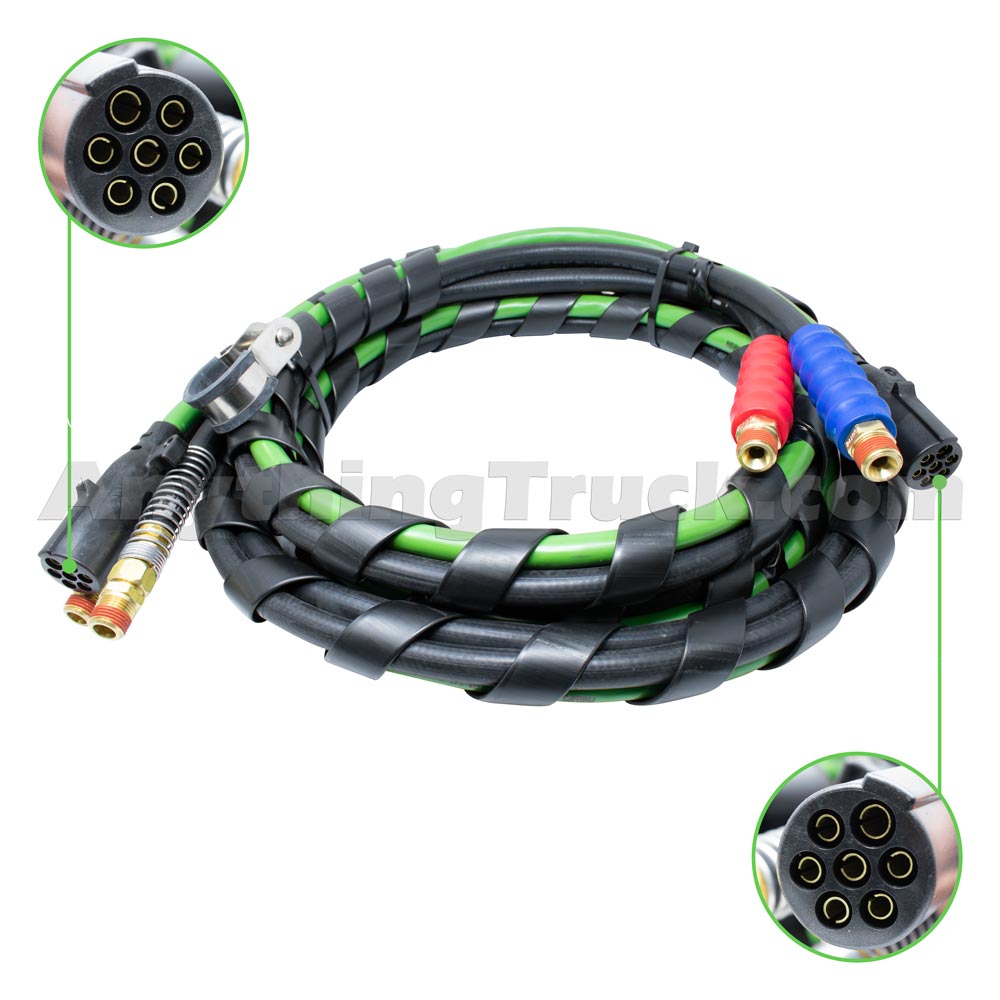 Phillips 30-1177 15' 3-Way Air Brake Hose and ABS Cable Assy with ...