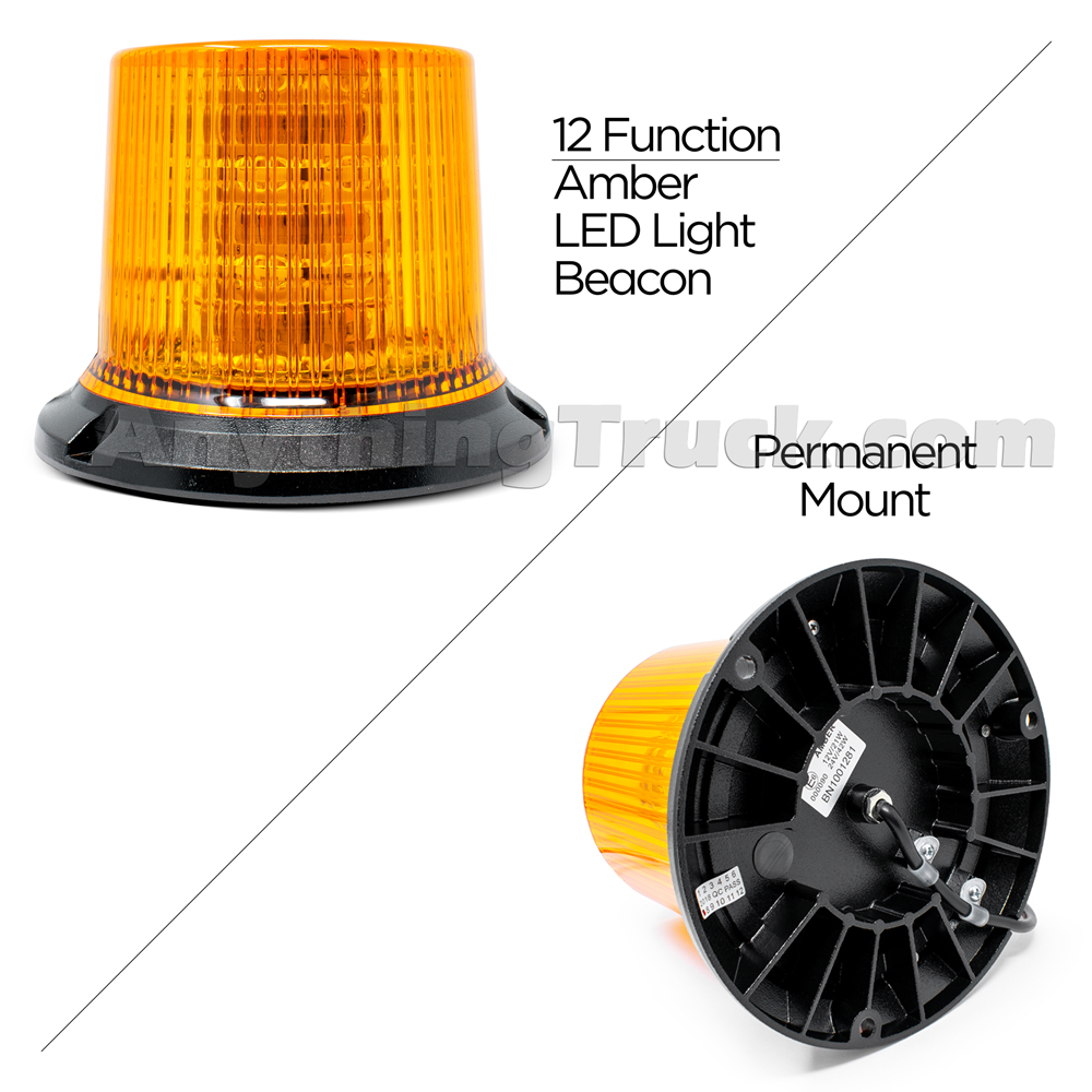 Pro LED 2572A LumiStar Permanent Mount 12 Function Amber LED Light ...