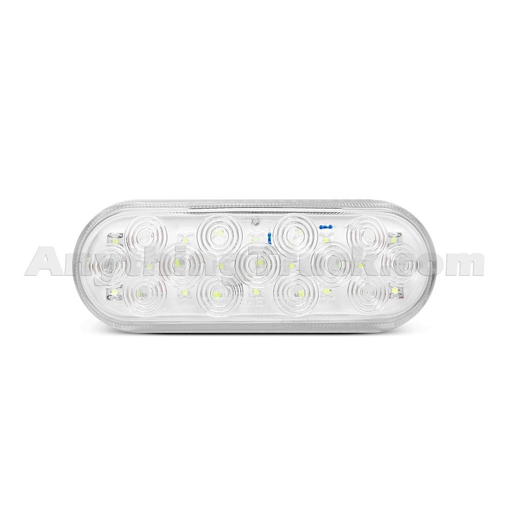 Pro LED 602C24V 24-Volt, 27-Diode 6-Inch Oval LED Back-Up Light ...