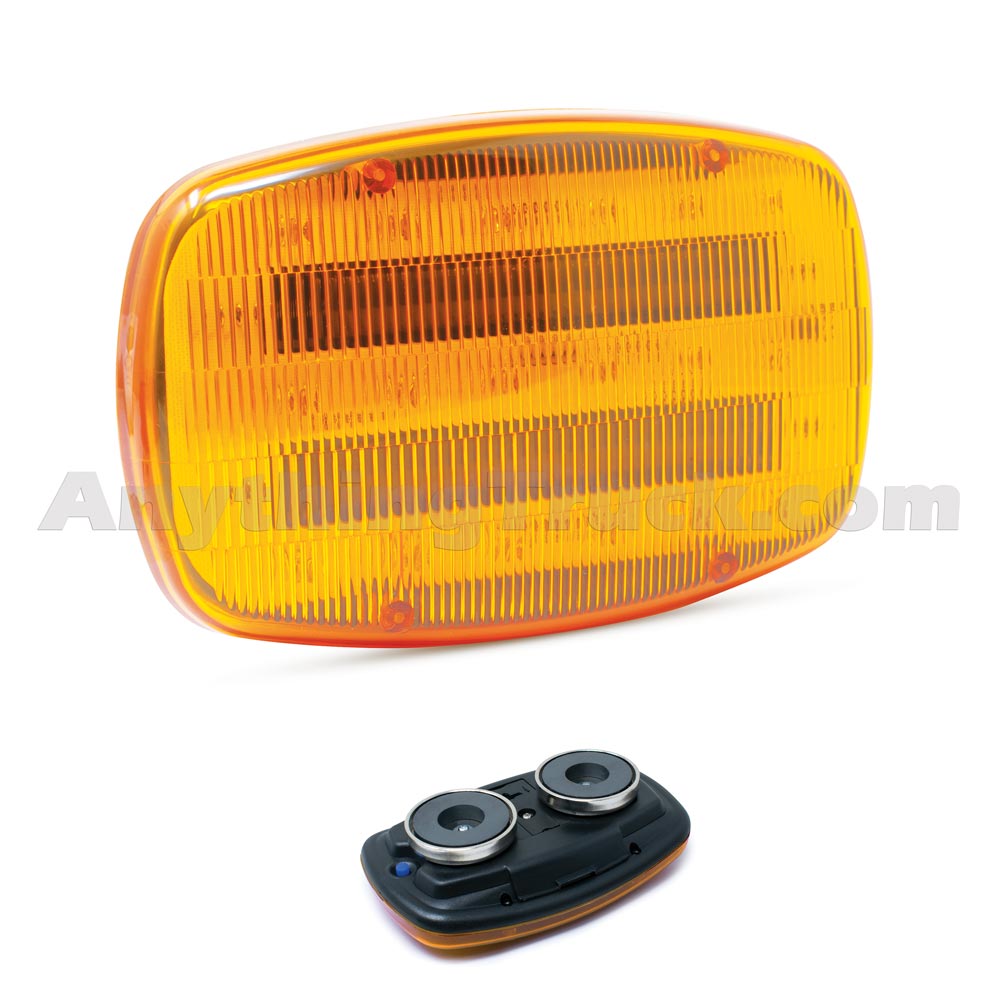 Amber LED 2 Function Safety Light with Magnet Mount: AnythingTruck.com