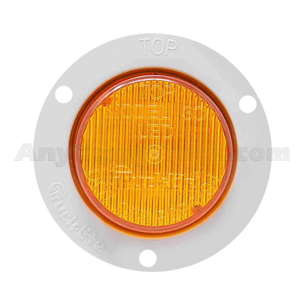 Truck-Lite 30051Y 2" Yellow LED Marker Light, Flush Mount ...