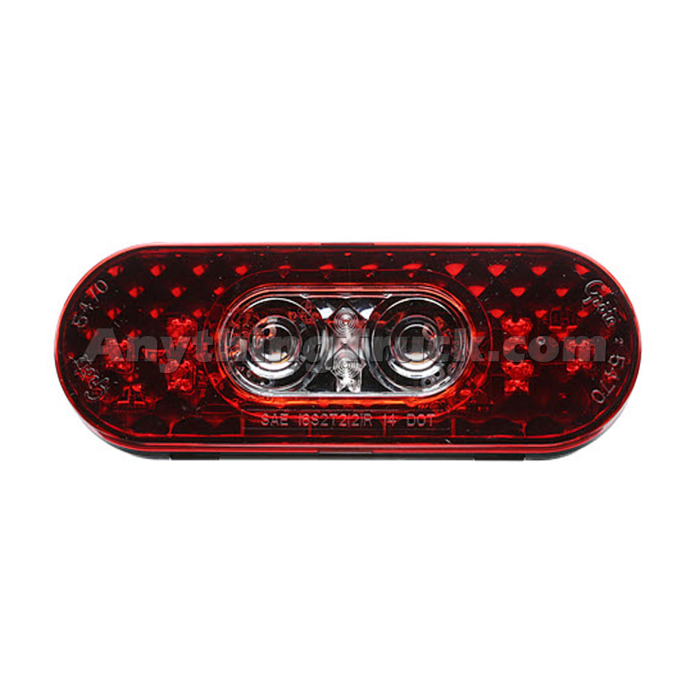 Grote 54672 6" Oval LED Stop, Tail, Turn Light With Integrated Back-up ...