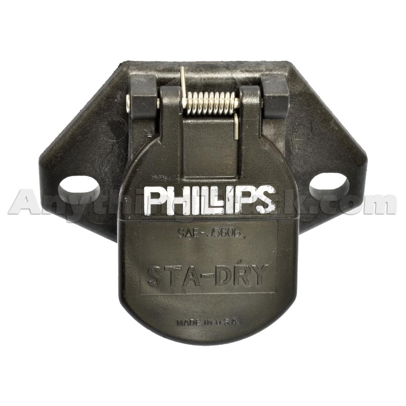 Phillips 16-724 STA-DRY 2-Hole, Bullet Termination, Split Pin Socket ...