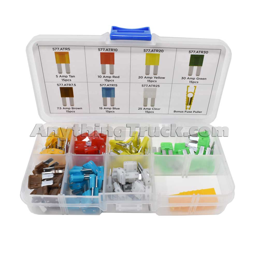 AnythingTruck.com: 577.ATR105KT Micro Blade Fuse Assortment Kit, 105 Pieces