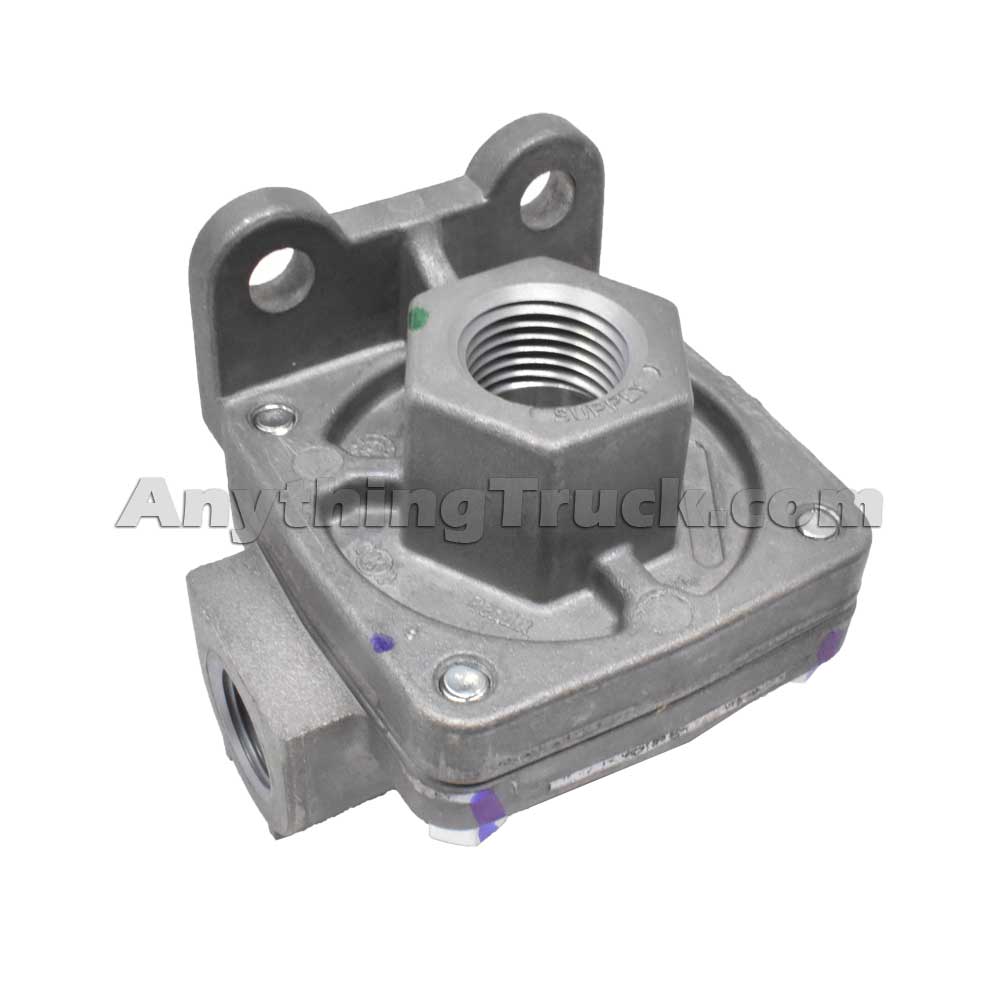 Bendix 802215 QR-1 Quick Release Valve, 1/2" NPT Supply, 3/8" NPT Del ...