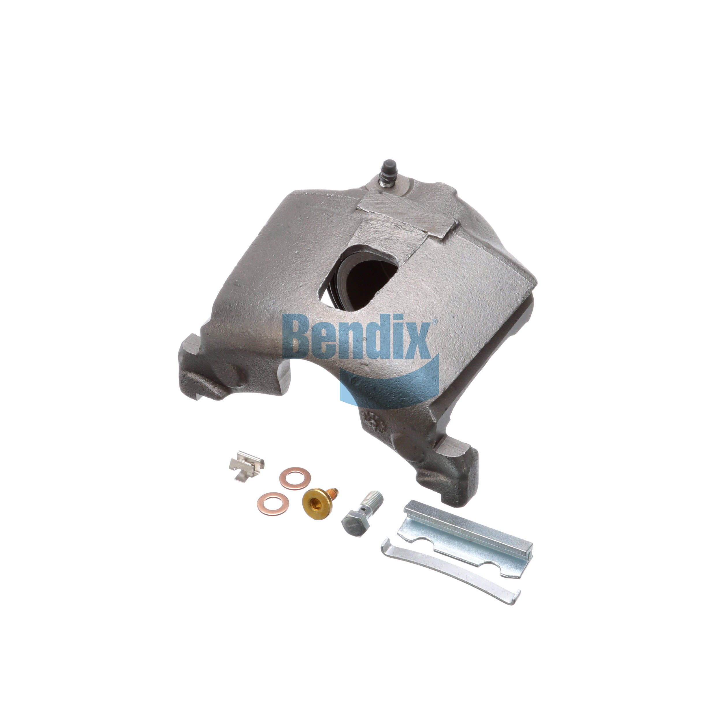 Bendix R55099 Hydraulic Brake Caliper, 3.38" Single Piston, 7/16" Port ...