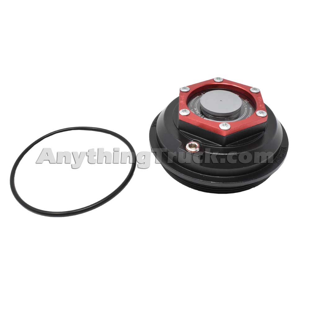 Dexter ST-400D Aluminum 4" Threaded Hub Cap, Fits 10K, 12K, 15K, and 9K ...