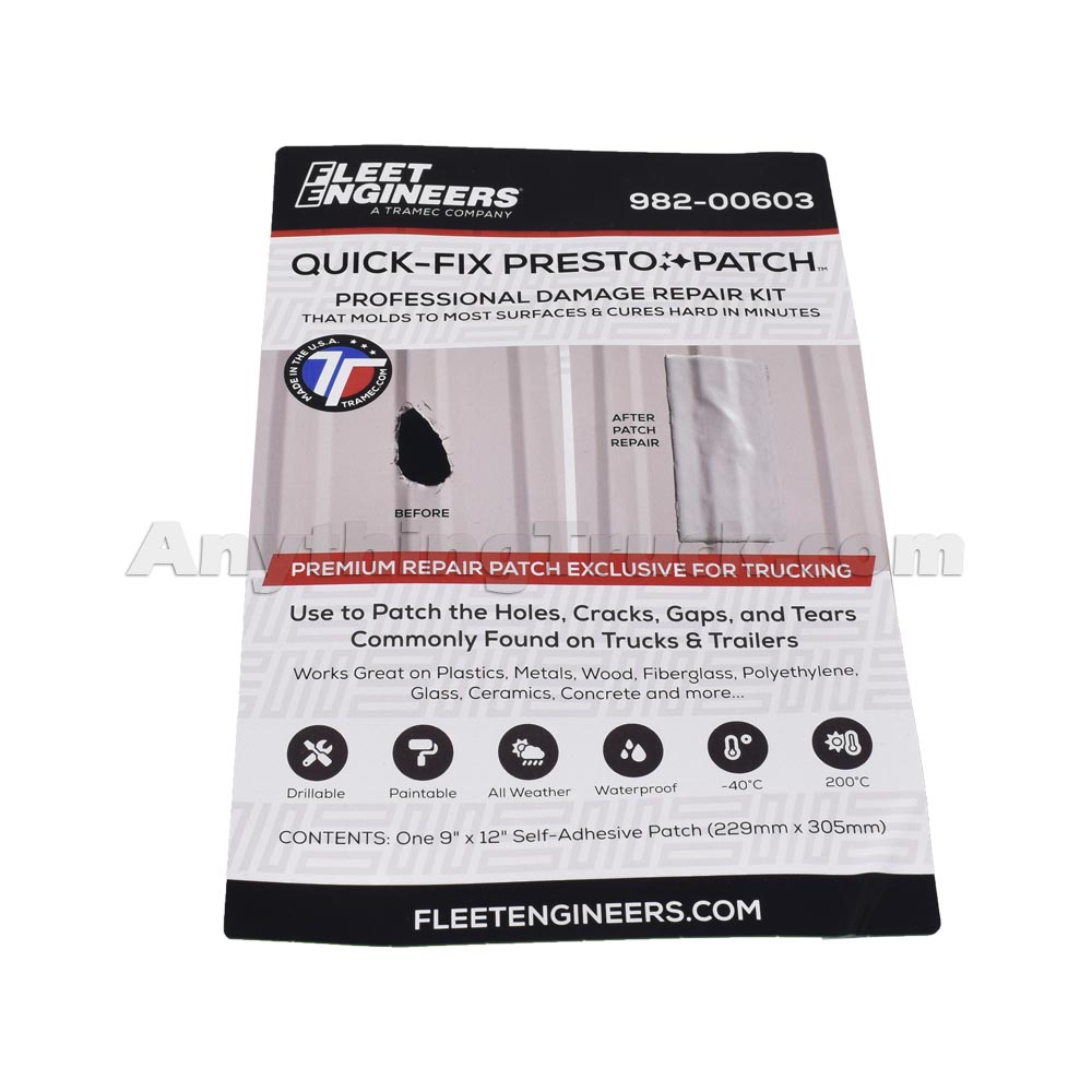 Fleet Engineers 98200603 Quick Fix FIberglass Patch: AnythingTruck.com