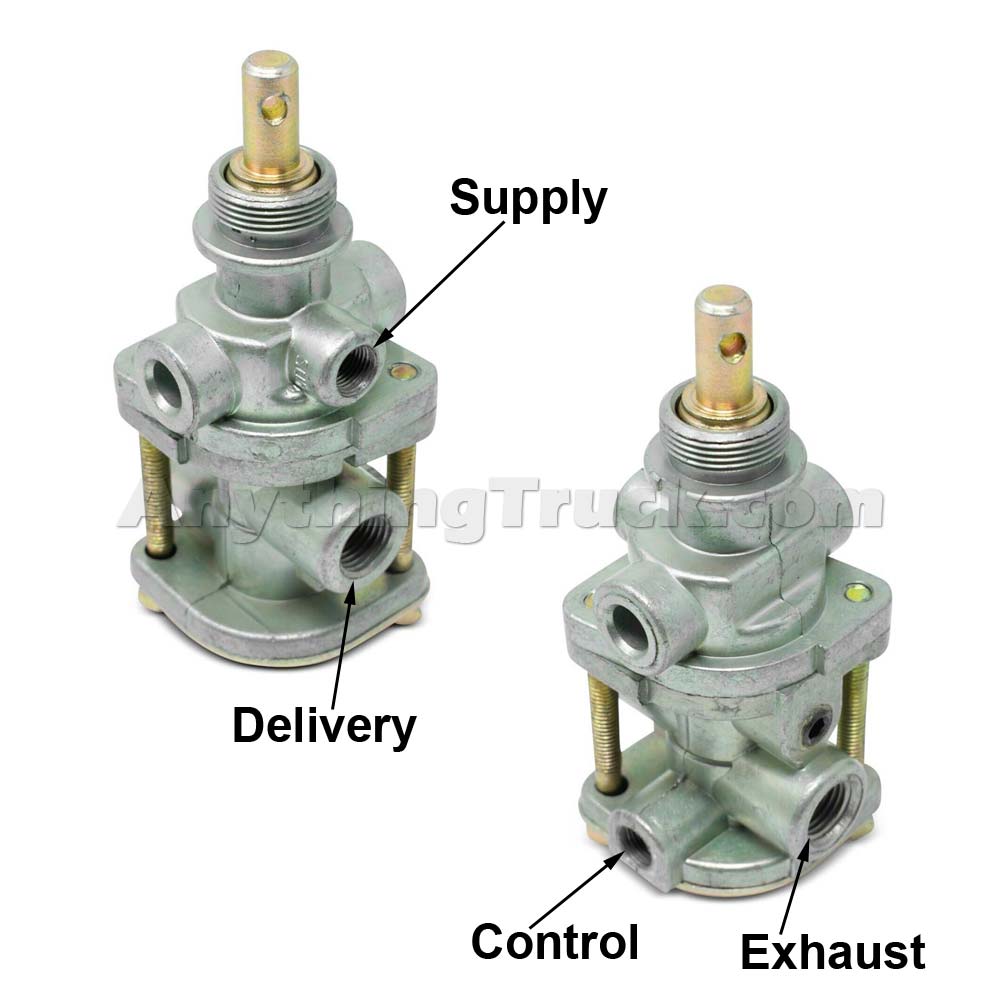 PTP 288239 PP-7 Push/Pull Trailer Supply Valve, 40 PSI Release ...