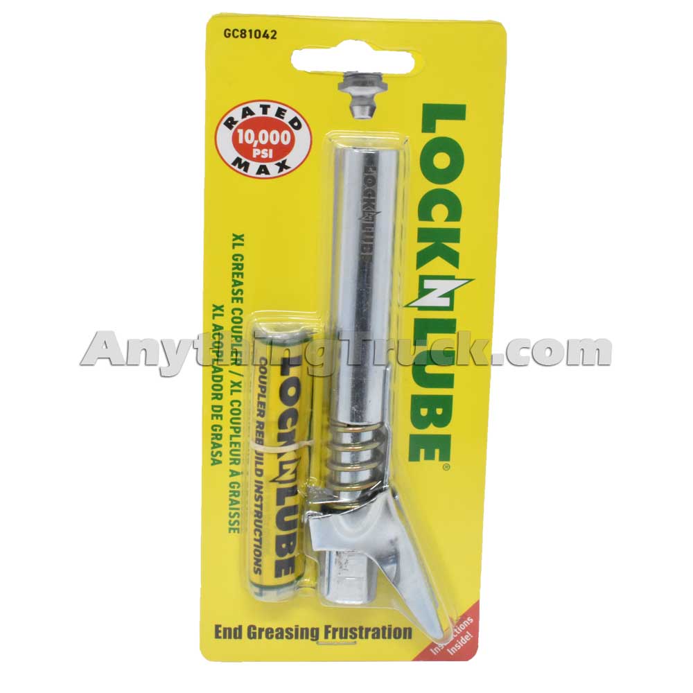 Lock N Lube GC81042 Extra Long Locking Coupler for Standard Grease ...