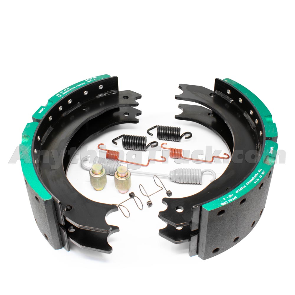 PTP PR4719 Air Brake Shoes & Hardware Kit for Eaton 16-1/2" x 5" 'ES II ...