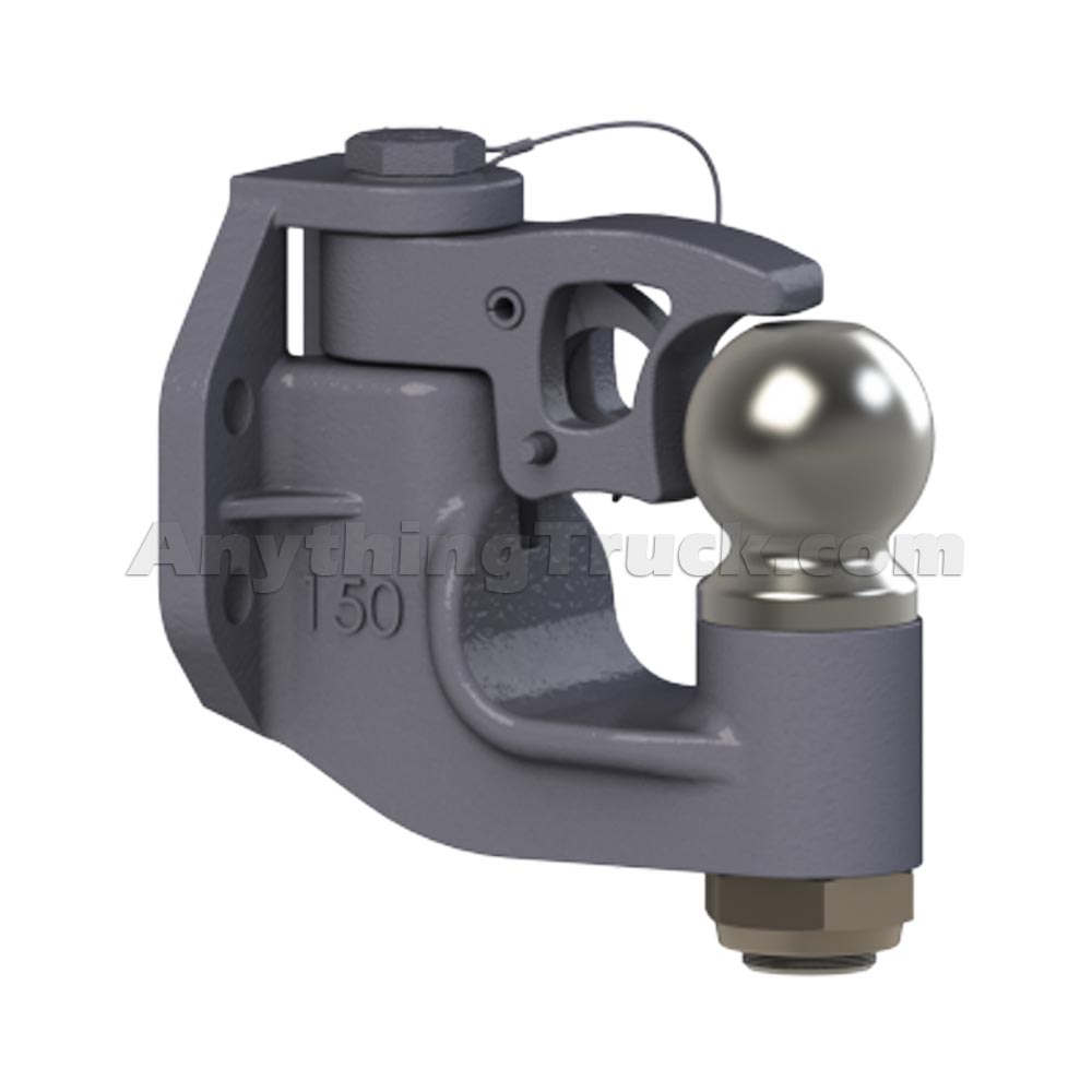 Premier 150 10-Ton Combination Pintle Hook with 2" Ball: AnythingTruck.com