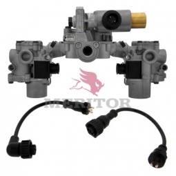 WABCO 4725002200 Axle ABS/ATC Valve Package, 4 PSI Crack Pressure, 4S ...