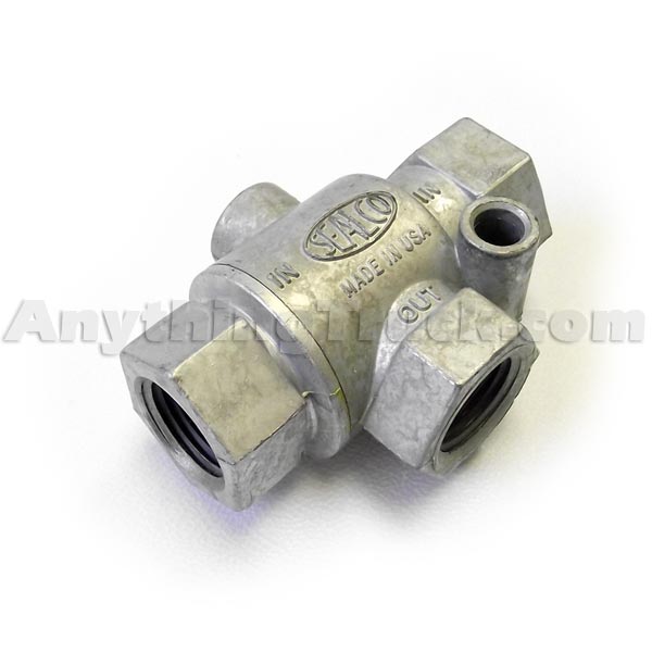 Sealco 7200 Double Check Valve, 1/2" NPT Inlets, 1/4" NPT & 1/2" NPT ...