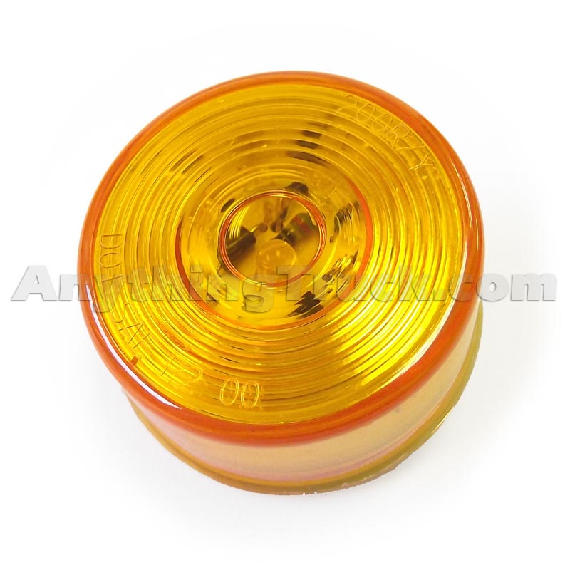 Pro LED 200YC Yellow 2-Inch Round LED Marker Light with Circle Lens ...