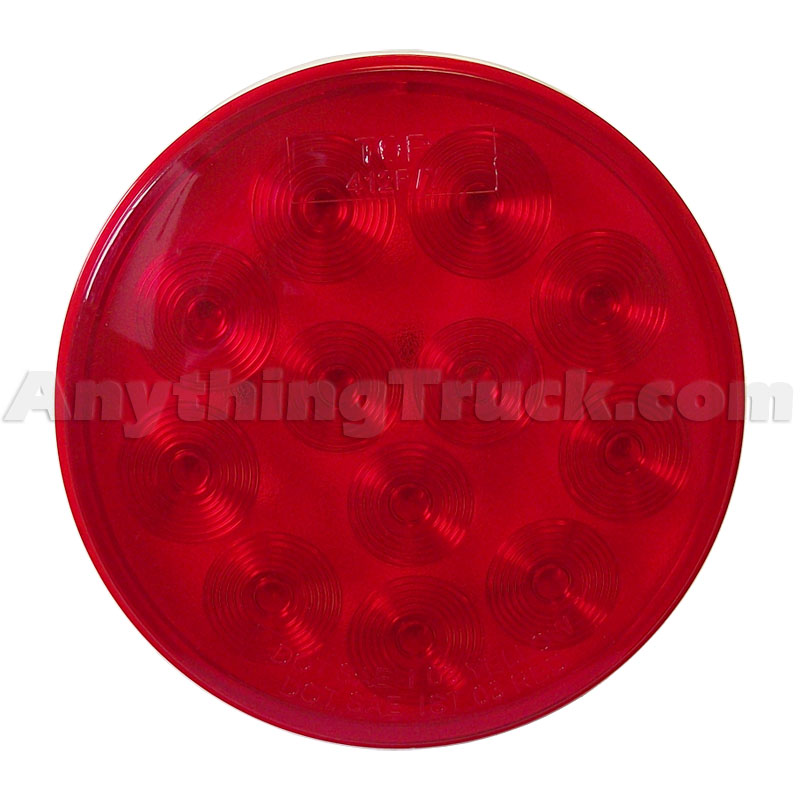 Pro LED 412R 12-Diode 4-Inch Round Red LED Stop/Tail/Turn Light, 12 ...