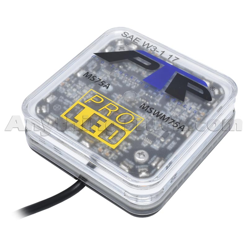 Pro LED MS75A Permanent Mount Amber LED Mini Beacon With 10 Flash ...