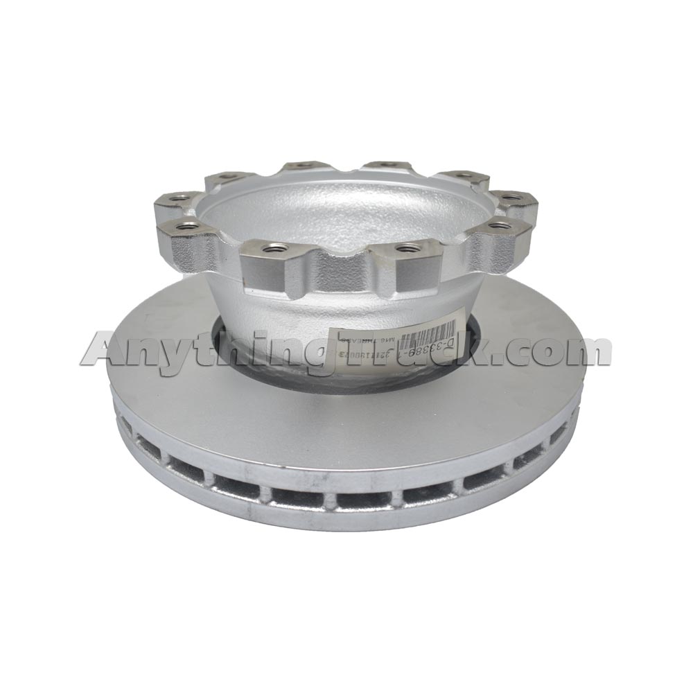 Hendrickson S-33389-1 Trailer Brake Rotor, 375mm, 10 Bolt, WABCO PAN19 ...