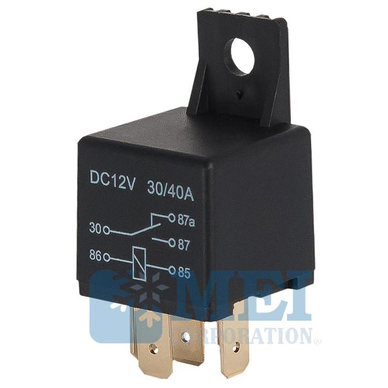 MEI 11-3002 Relay, 12-Volt, SPDT, 30-40 Amp, No Diode Protection ...