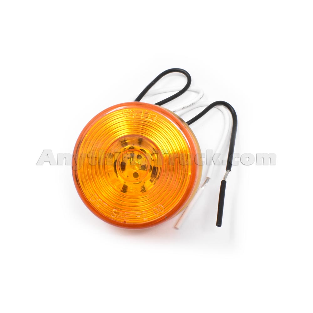 Pro LED 200YCHW Yellow 2-Inch Round Hard-Wired LED Marker Light with ...