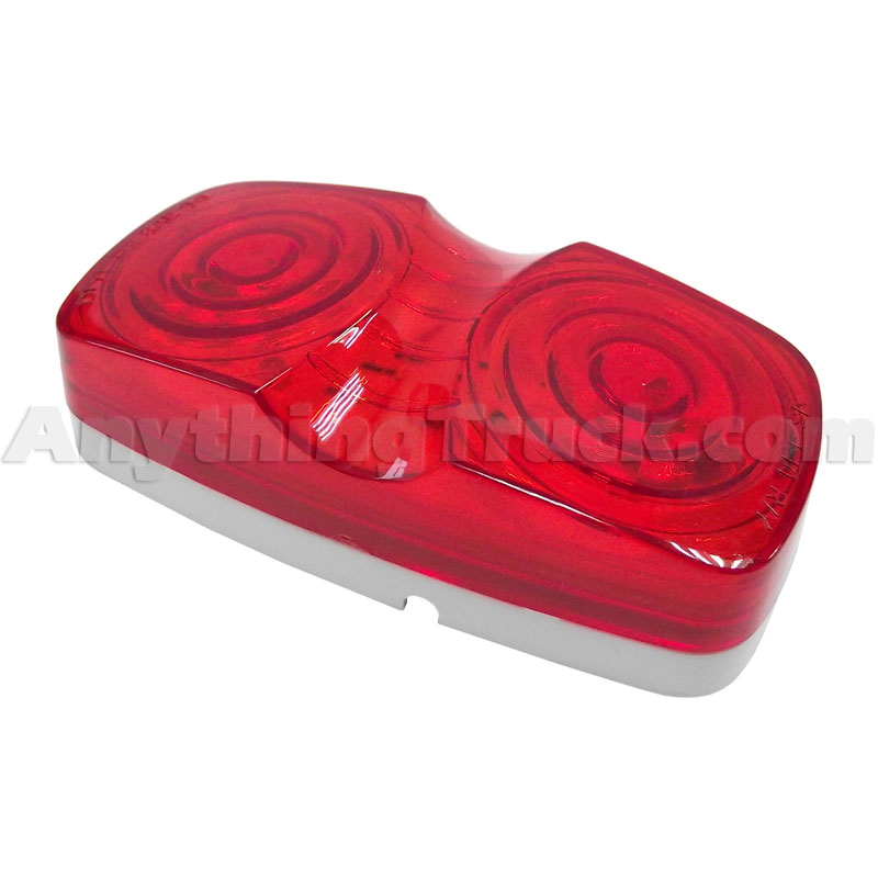 Pro LED 203R Red Double Bullseye LED Clearance Light: AnythingTruck.com