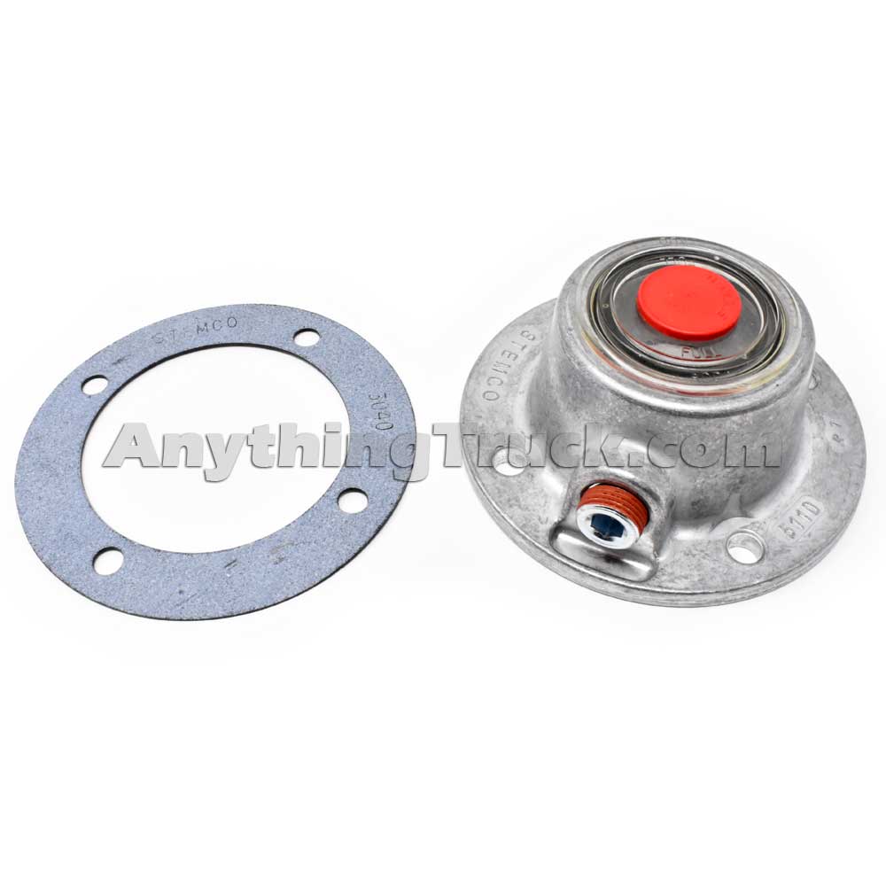 Stemco 343-5110 Bolt-On Hub Cap & Gasket, 4 Holes, 3-5/8" Bolt Circle ...