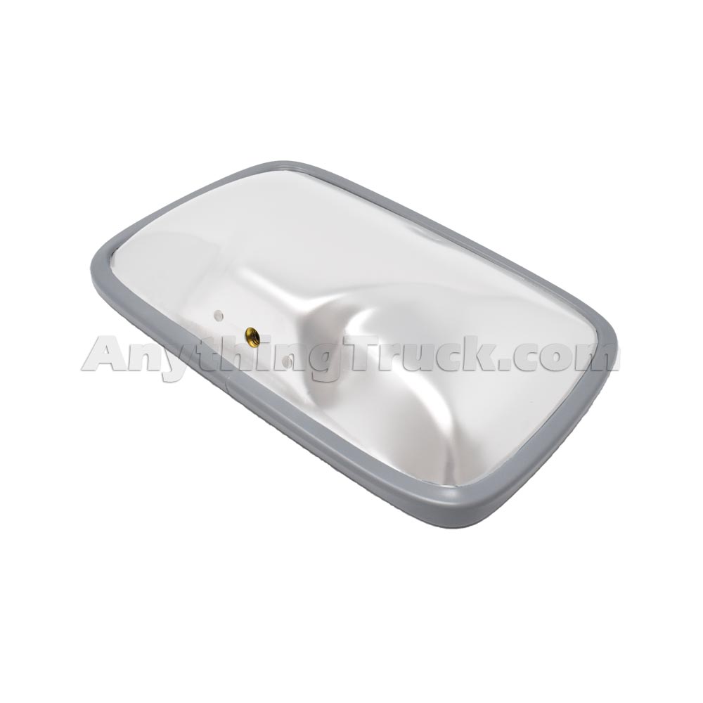 Velvac 704032 White 6-1/2" x 10" Side Mount Mirror | AnythingTruck.com