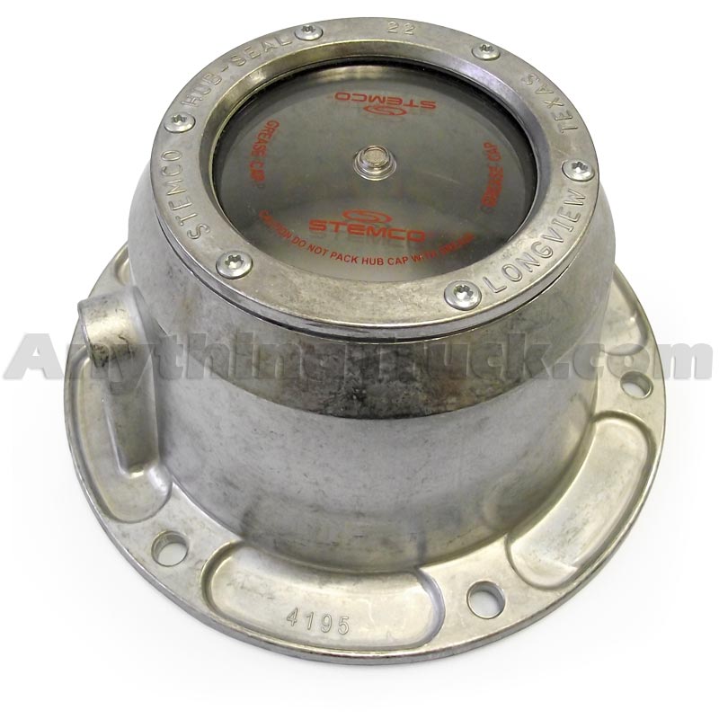 Genuine Stemco 342-4195 Hub Cap and Gasket, 6.75" Bolt Circle, Use with ...