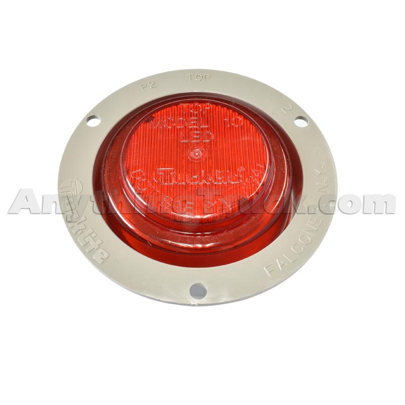 Truck-Lite 10251R Flange-Mounted Red LED 2.5" Clearance/Marker Light ...