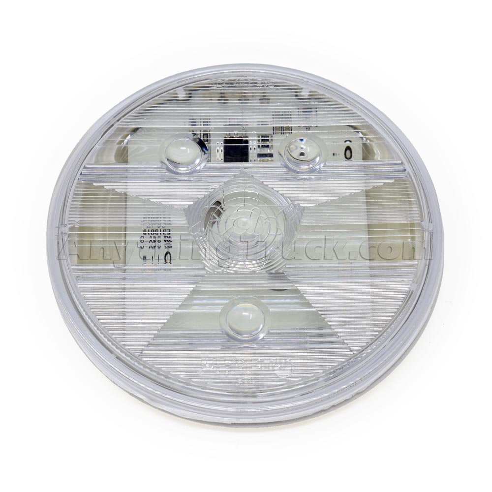 Truck-Lite 44350C 4" Round LED Back-Up Light, Fit 'N Forget Connector ...