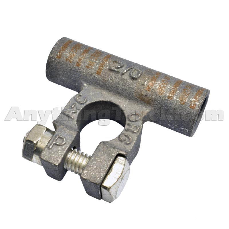 Velvac 057056 Positive 2/0 Gauge Right Angle Barrel Battery Terminal ...