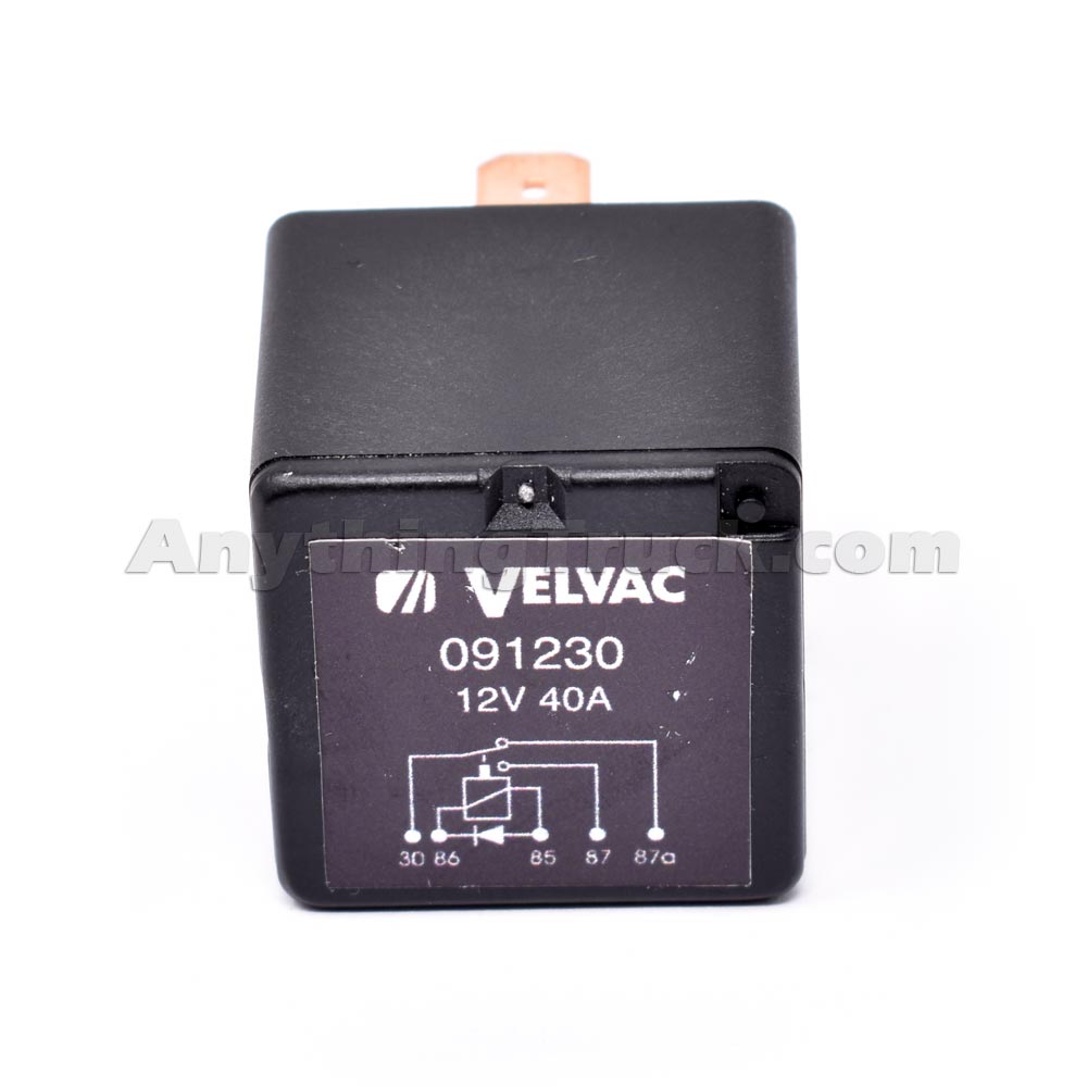 Velvac 091230 Heavy Duty Relay Kit With Diode, 40 Amp: AnythingTruck.com