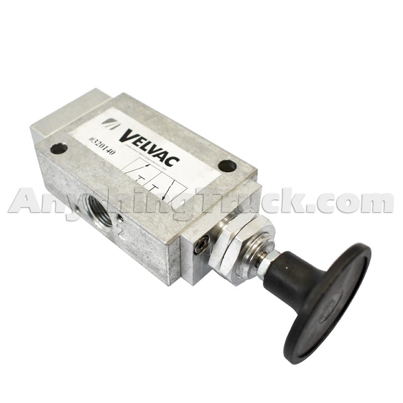 Velvac 320184 3-Way Manual Push/Pull Valve with Remote Exhaust Air ...